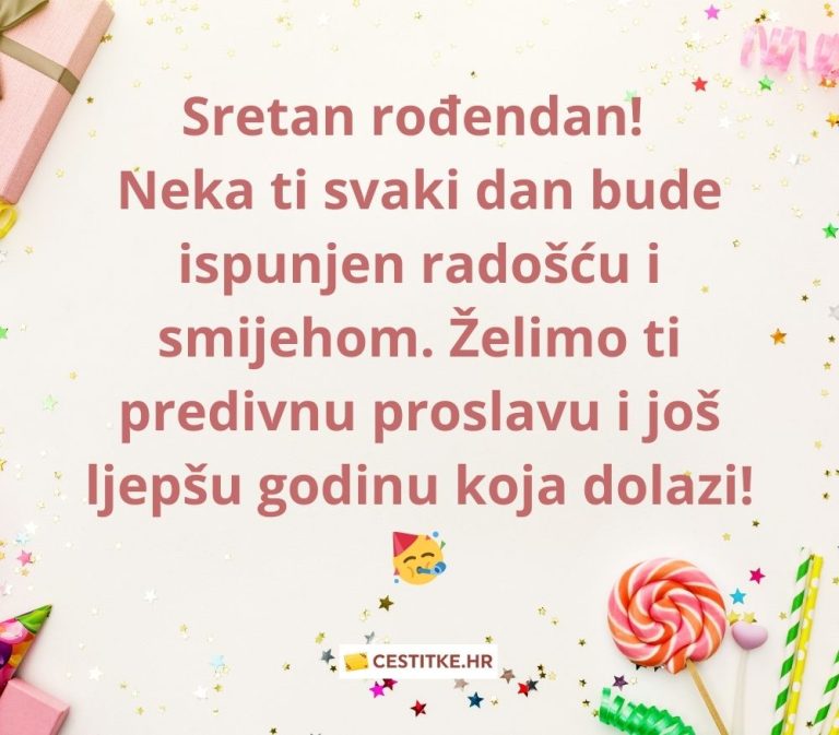 Čestitke za rođendan – 100+ naljepših poruka sa slikama