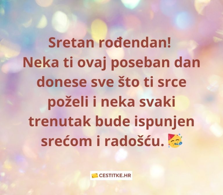 Čestitke za rođendan – 100+ naljepših poruka sa slikama