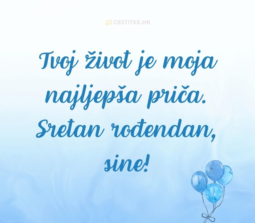 Čestitke za rođendan sinu - 45 najljepših i emotivnih poruka